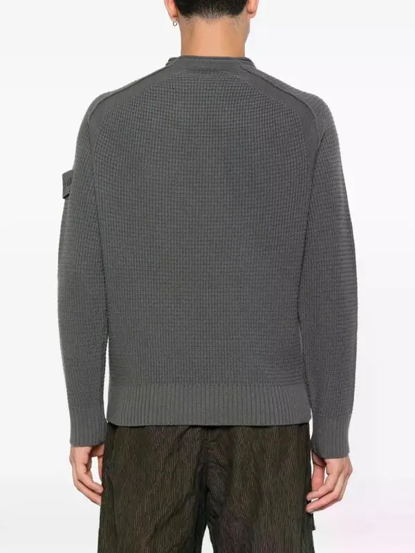 Stone Island Raglan-sleeve Wool Sweatshirt