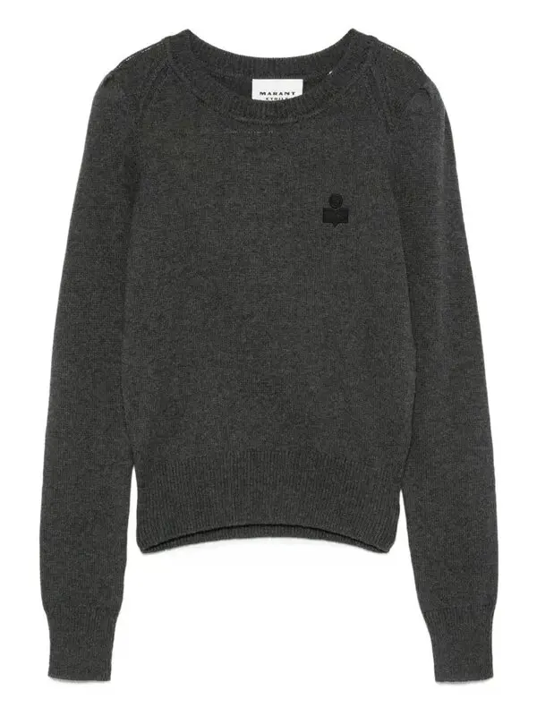 MARANT ETOILE Embroidered Long-sleeve Sweater