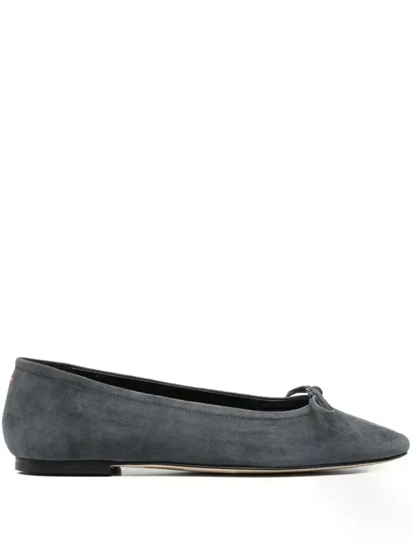 AeydĒ Bow-detail Square-toe Flats
