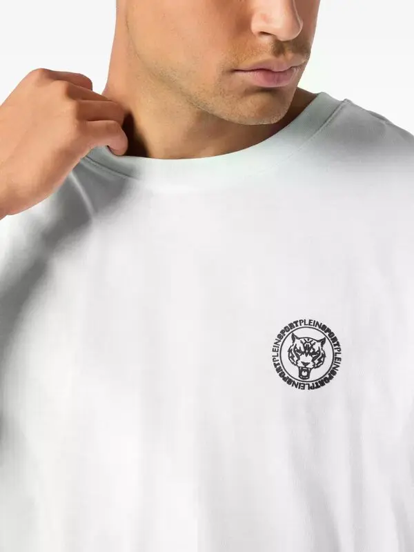 PLEIN SPORT Crew-neck Logo T-shirt