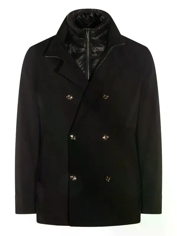 MONTECORE Double-breasted Buttoned Coat