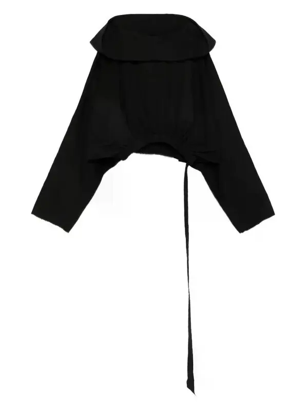 Rick Owens Drawstring Hooded Top