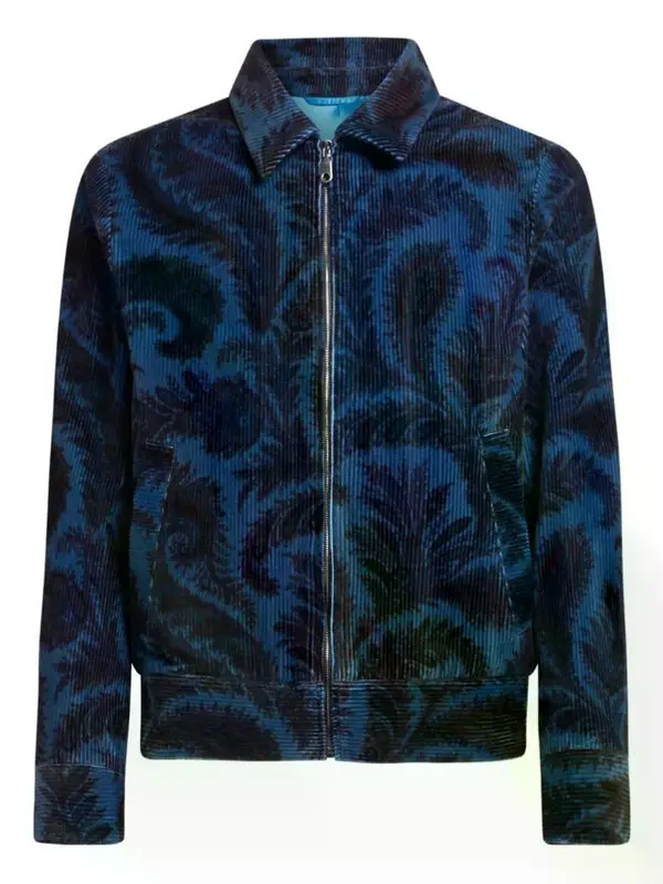 Etro Paisley-print Zip-up Jacket