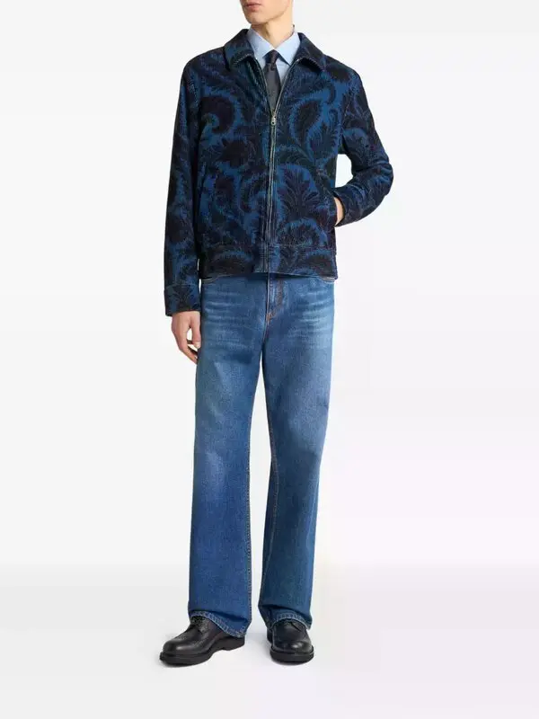Etro Paisley-print Zip-up Jacket