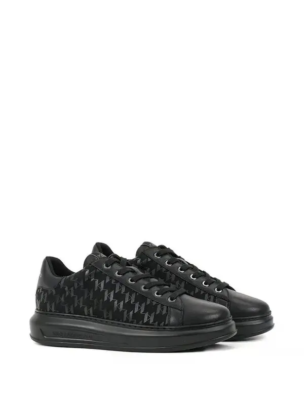 Karl Lagerfeld Monogram Platform Sneakers