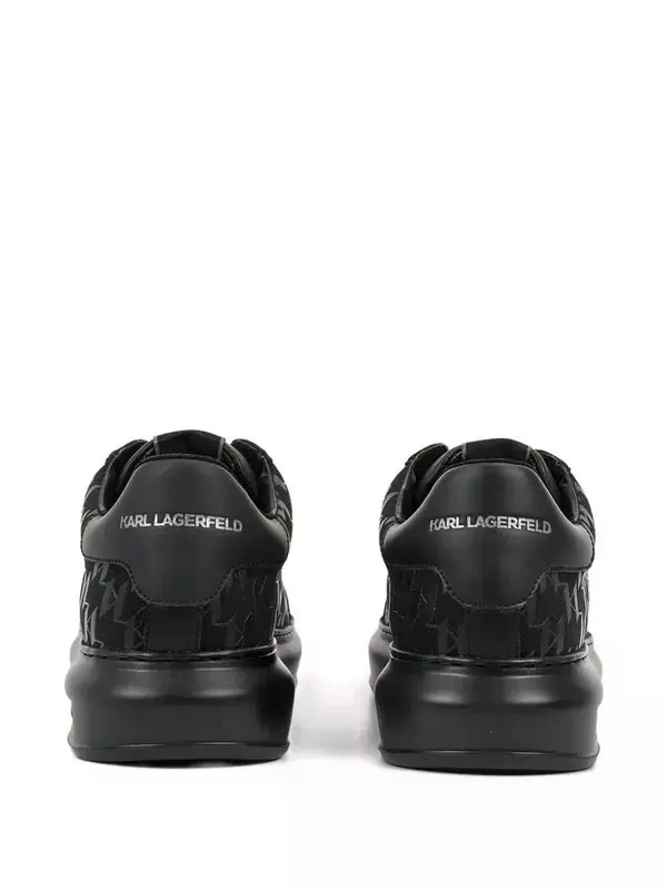 Karl Lagerfeld Monogram Platform Sneakers