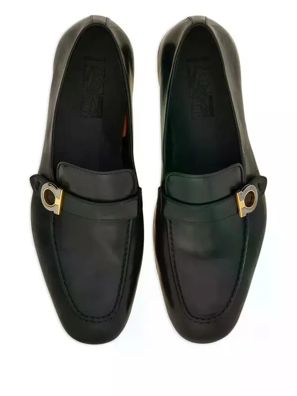 FERRAGAMO Tramezza Leather Loafers