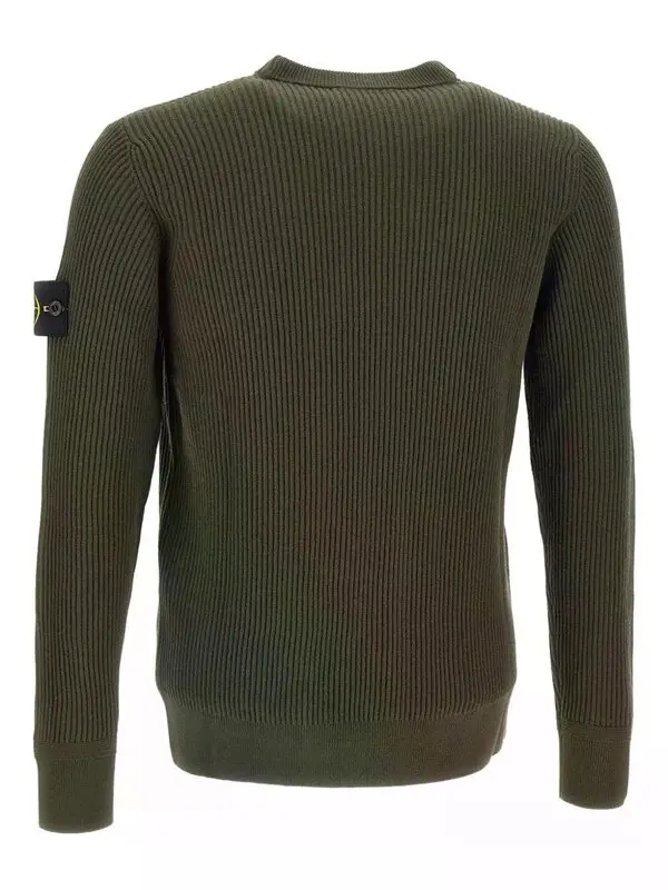 Stone Island Ribbed Crew-neck Sweater