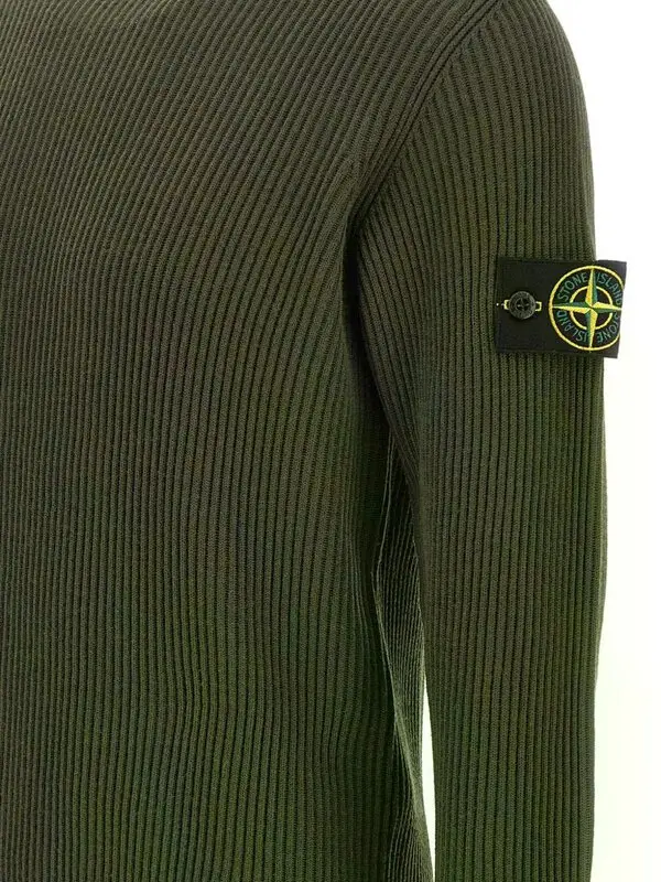 Stone Island Ribbed Crew-neck Sweater