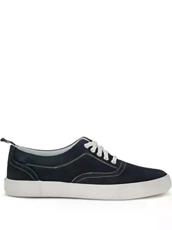 Thom Browne Lace-up Suede Sneakers - Blue