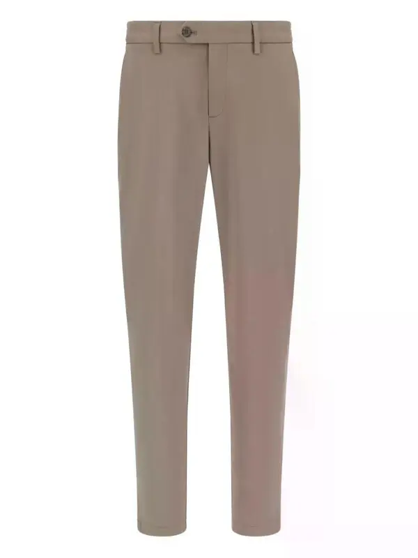 Boggi Milano Cotton-blend Straight Leg Trousers