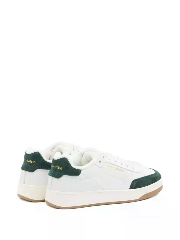 Saint Laurent Sl/61 Leather Sneakers - White