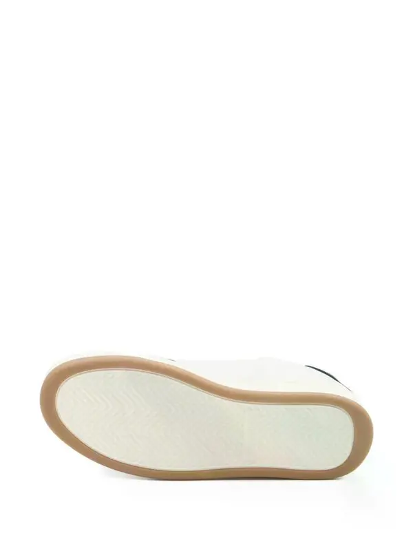Saint Laurent Sl/61 Leather Sneakers - White