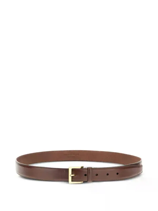 Saint Laurent Leather Buckle Belt