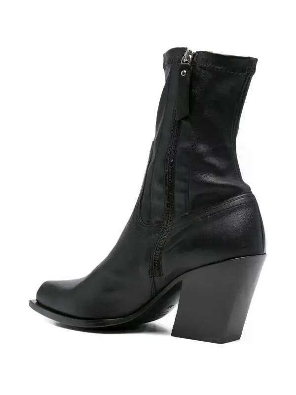 VIC MATIE Stretch-leather Pointed-toe Boots