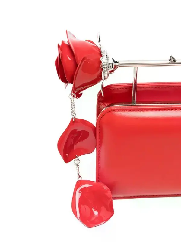 SEEN USERS Seen Embellished Rose Clutch Bag - Red
