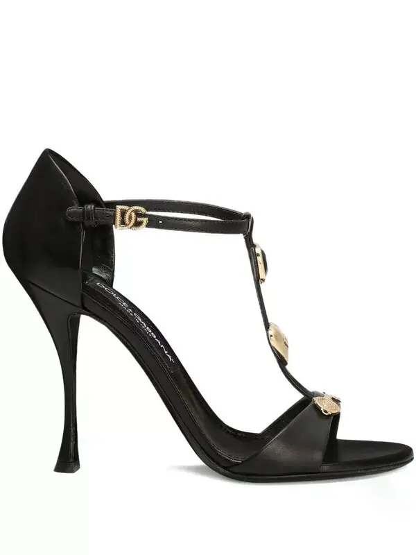 Dolce & Gabbana 105mm Embellished T-bar Sandals