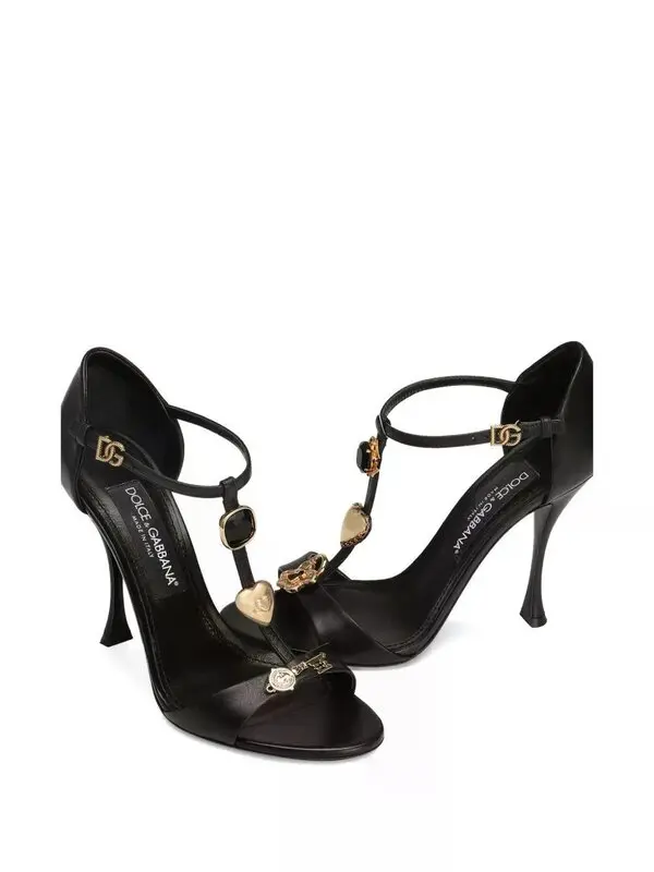 Dolce & Gabbana 105mm Embellished T-bar Sandals