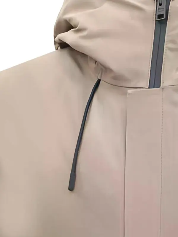 Woolrich Hooded Zip-front Jacket - Neutrals