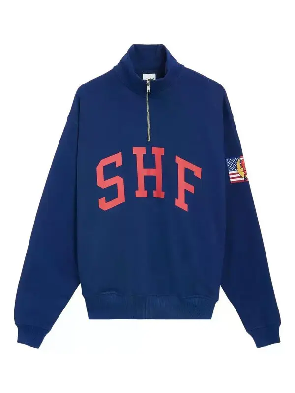SKY HIGH FARM WORKWEAR Cotton Half-zip Hoodie