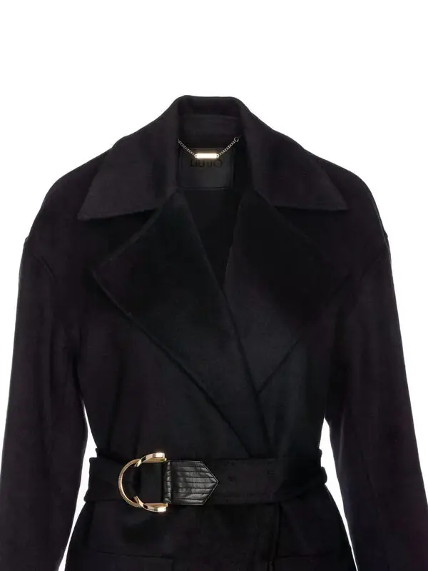 Liu Jo Belted Wool-blend Coat