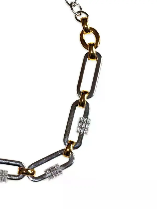 RADA' Bijoux Rectangle-stone Chain Necklace