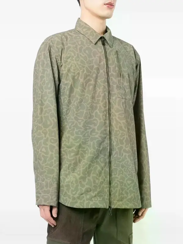 MAHARISHI Geometric-print Shirt Jacket