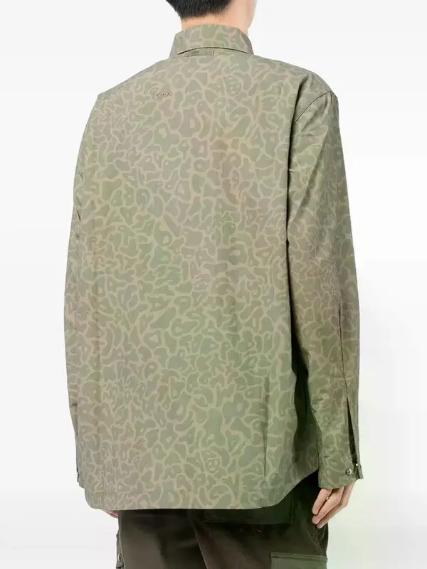 MAHARISHI Geometric-print Shirt Jacket