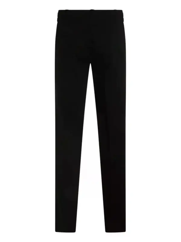 TWINSET Belted Logo Trousers - Black