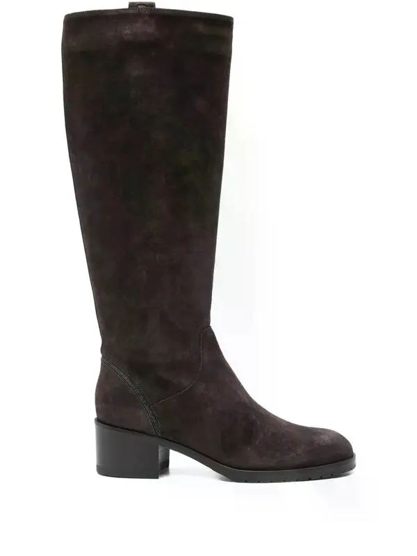 DOUCAL'S 50mm Leather Knee-high Boots