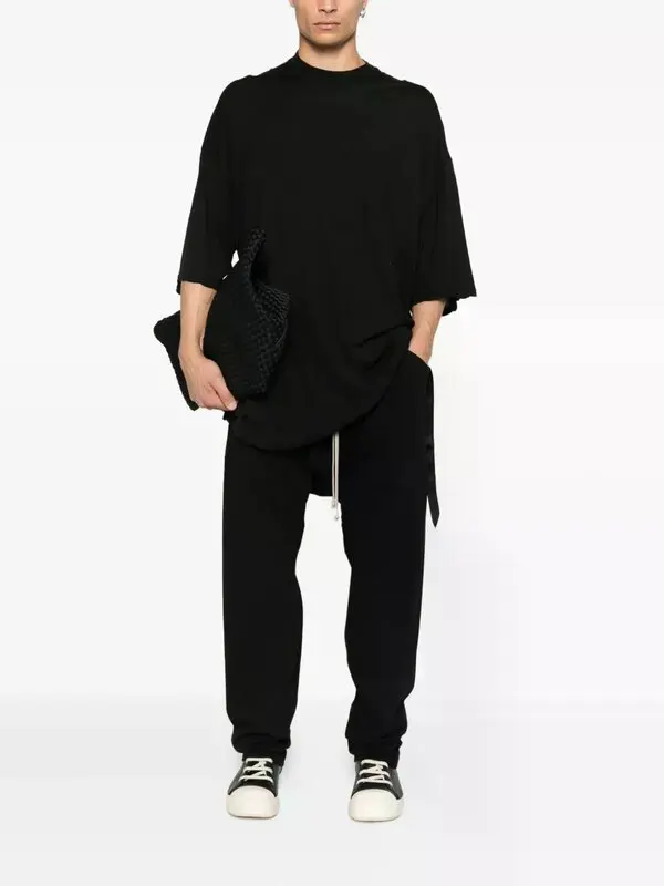 Rick Owens Drawstring Drop-crotch Trousers - Black
