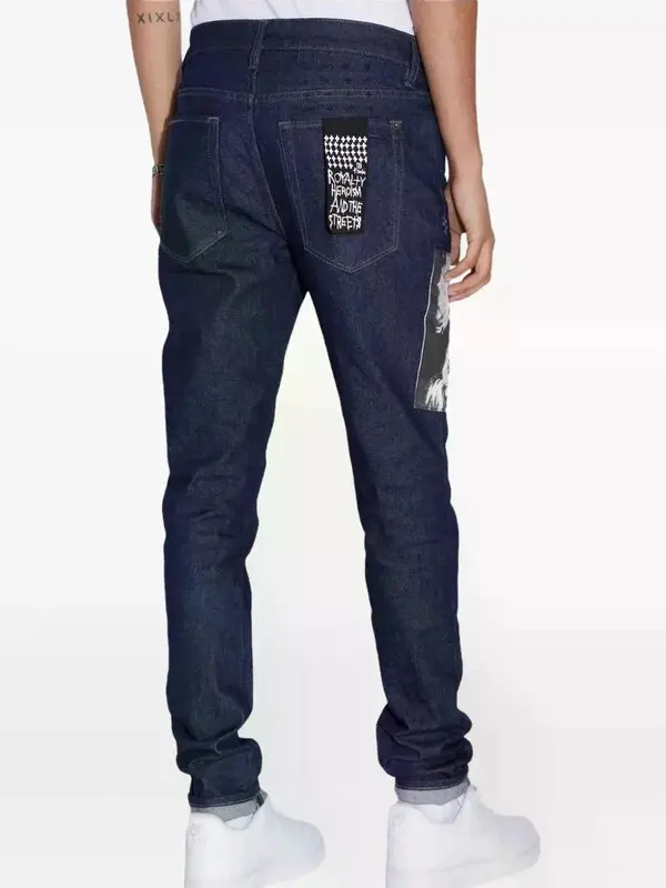 Ksubi Saint Jean Patchwork Straight-leg Jeans
