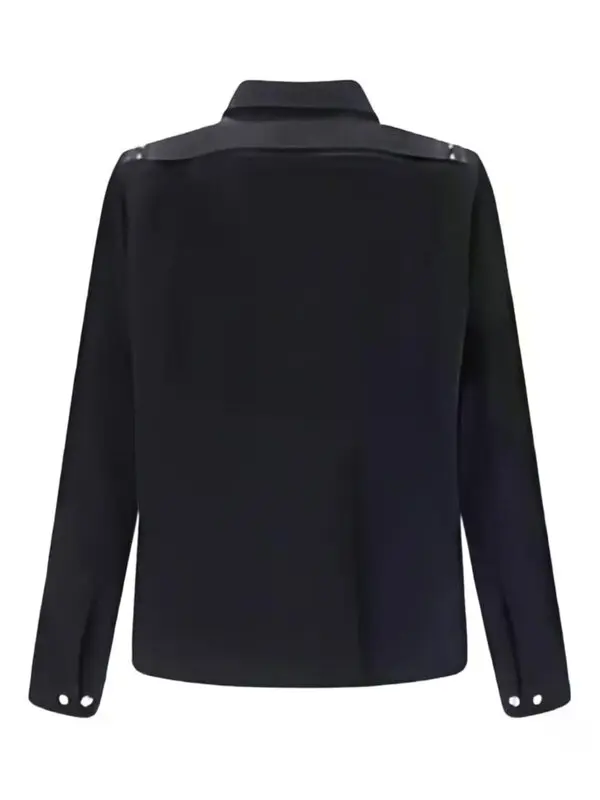 Rick Owens Pointed-collar Zip-front Shirt Jacket