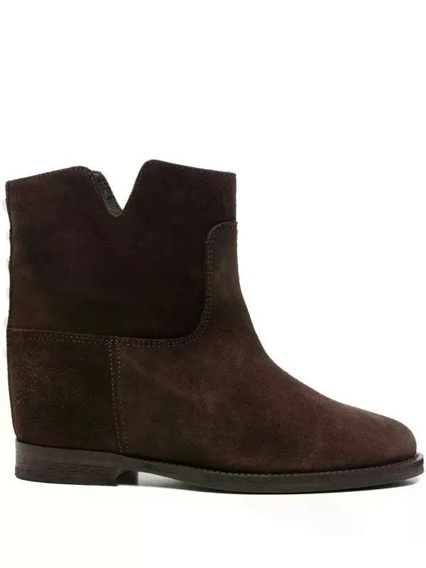 VIA ROMA 15 Studded Suede Boots