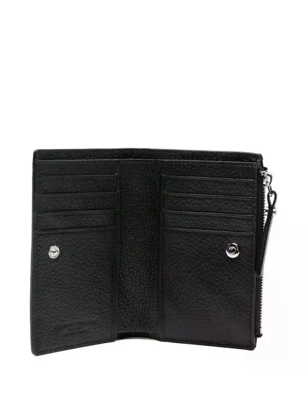 GIANNI CHIARINI Grained-leather Zip Wallet