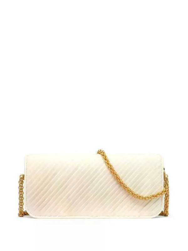 Valentino Garavani Locò Textured Shoulder Bag - Neutrals