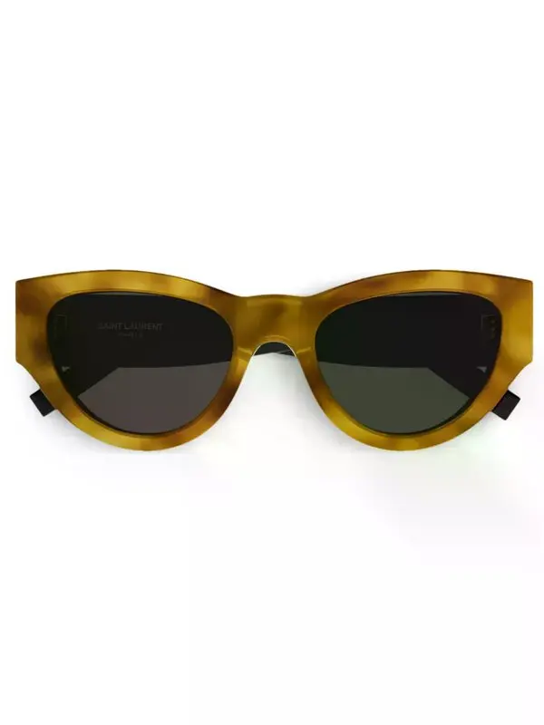 Saint Laurent Round-frame Sunglasses - Brown