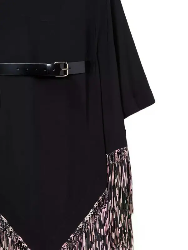 Emilio Pucci Belt-embellished Fringe Kaftan