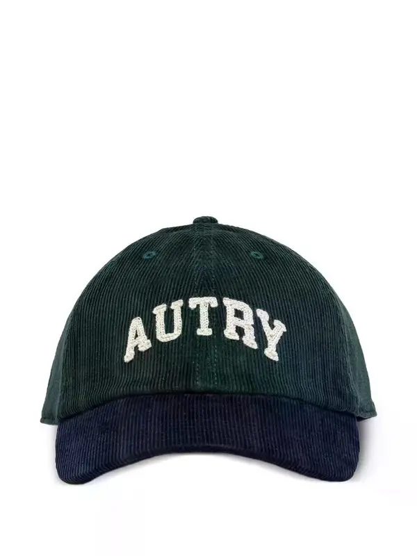 AUTRY Corduroy Baseball Cap - Green