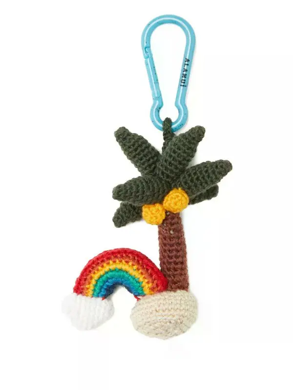 Alanui Palm Tree Rainbow Keyring