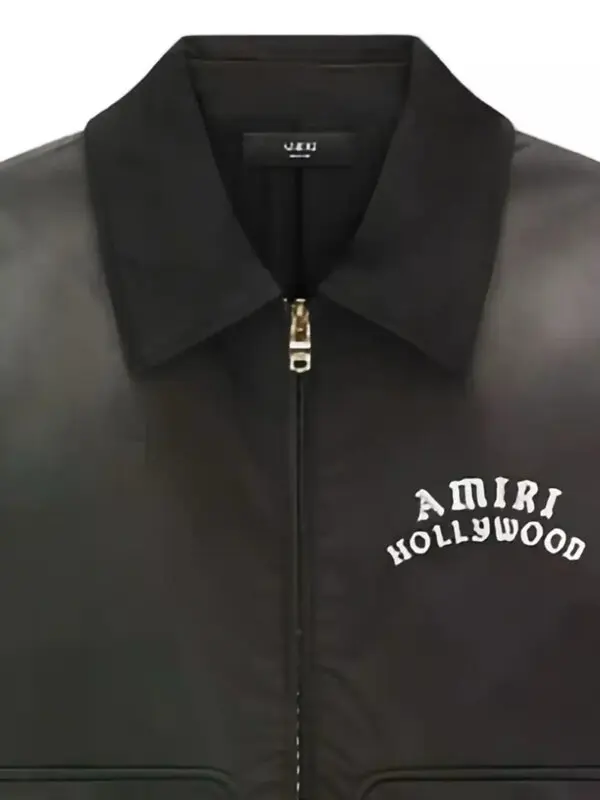 Amiri Logo-detail Zip-up Jacket