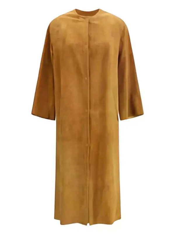 SALVATORE SANTORO Snap-fastening Side-slit Coat