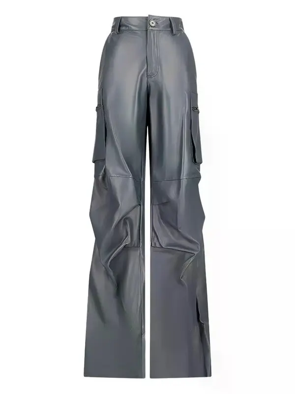 SALVATORE SANTORO Cargo Leather Trousers