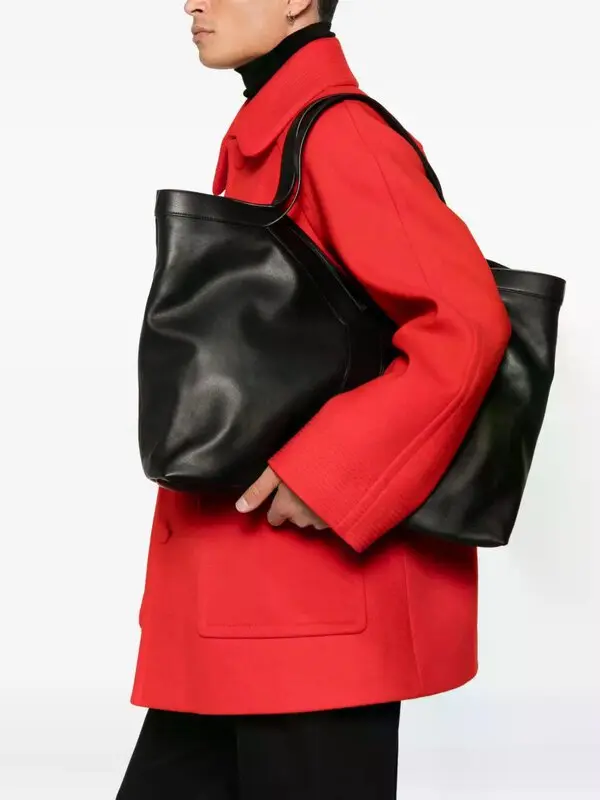 Saint Laurent Large Y Leather Tote Bag - Black