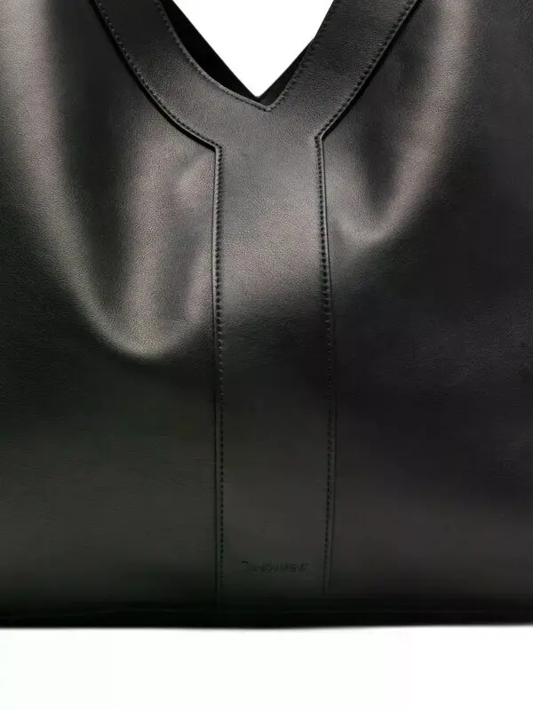 Saint Laurent Large Y Leather Tote Bag - Black