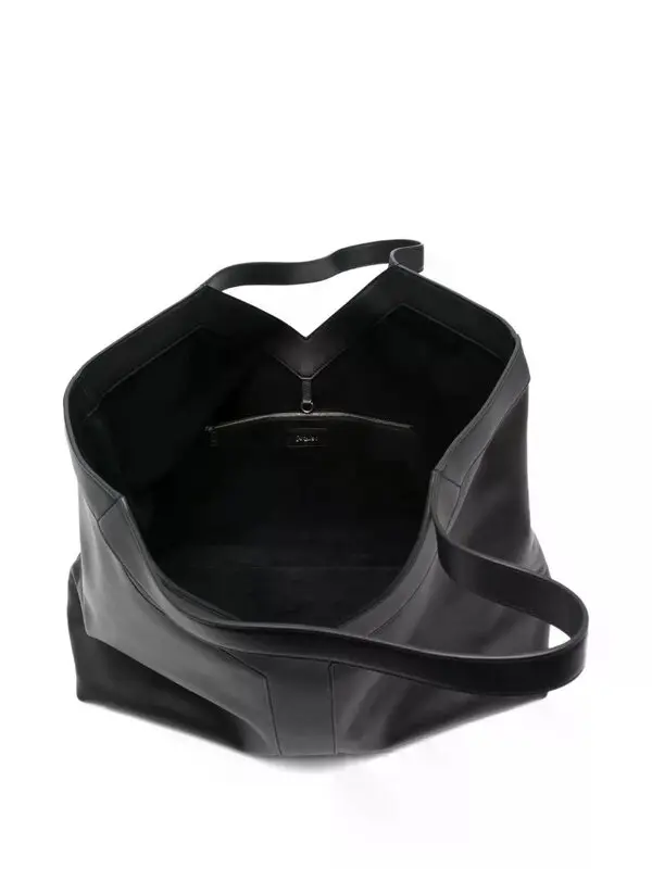 Saint Laurent Large Y Leather Tote Bag - Black