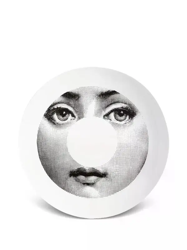 FORNASETTI Tema E Variazioni N.63 Plate - White