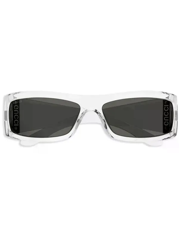 Gucci Rectangle-frame Sunglasses - White
