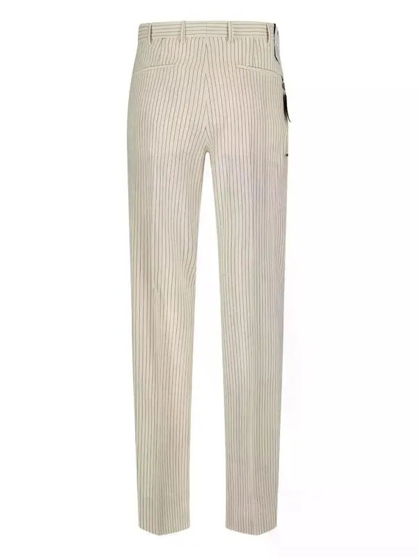 PT TORINO Pinstripe Pleated Trousers