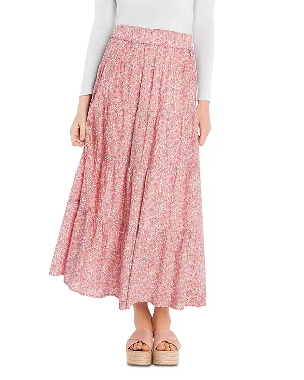 BILLY T Floral Skirt